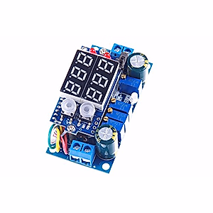 5A Buck Converter, KNACRO Voltage Regulator Board DC 6-36V Down to 1.25-32V 5A CC CV MPPT Solar Controller Module 24v to 12v 5v for Car Power Supply