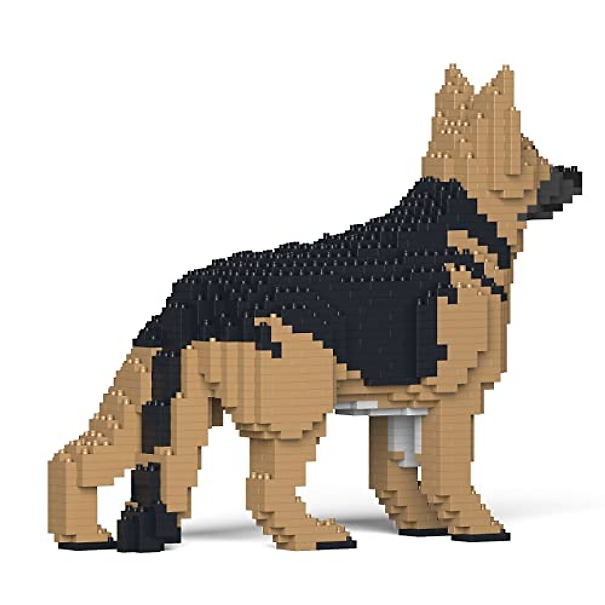 JEKCA German Shepherd 01S-M01 | Plastic Building Blocks | Age 14+