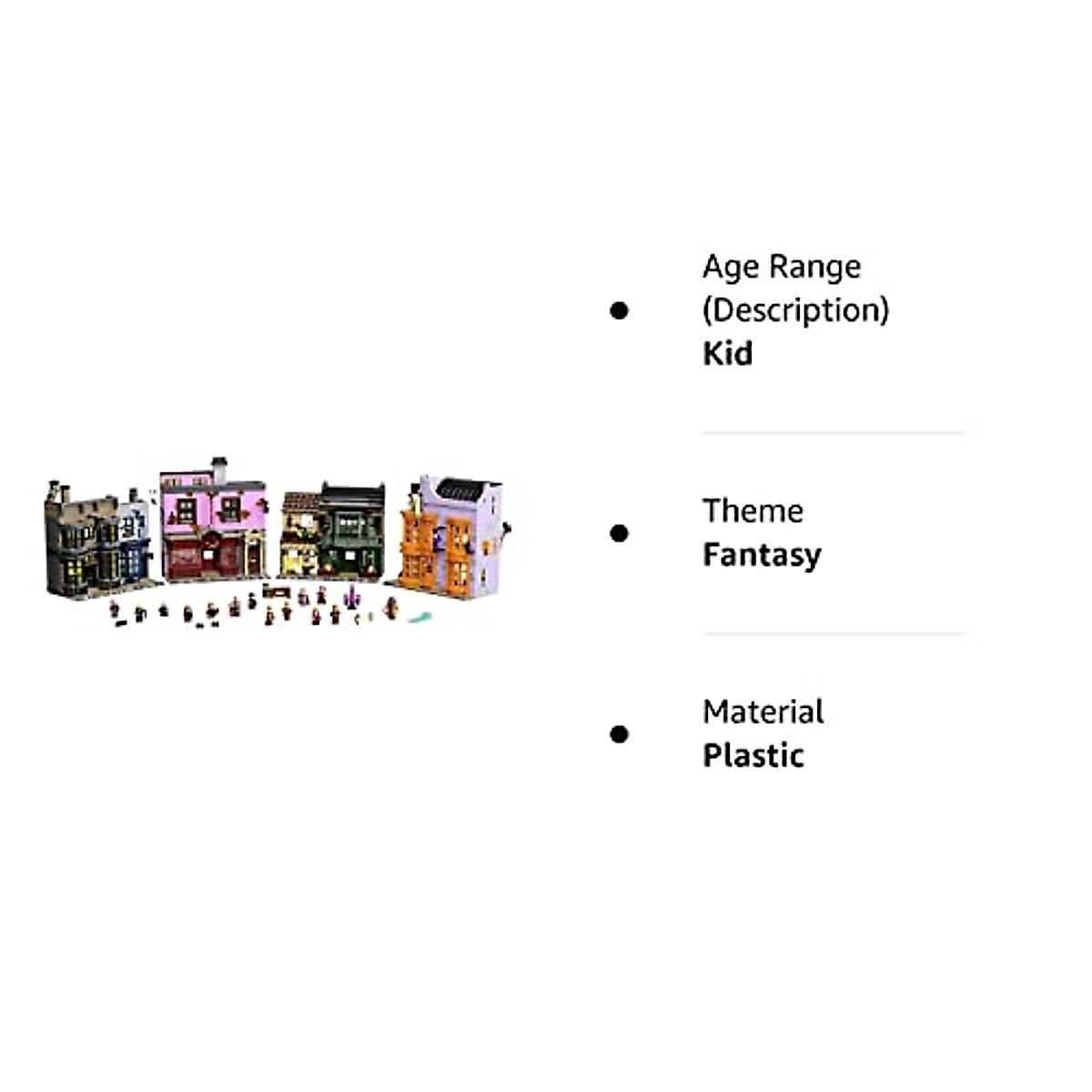 LEGO Harry Potter Diagon Alley 75978 Modular 5544 Piece Set