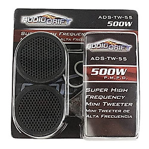 Audio Drift 500 Watts Super High Frequency Mini Tweeters Surface Mount