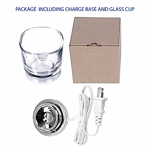 Toothbrush Charger for Philips Sonicare CBA1001 Charger Compatible HX9911 HX9924 HX992B HX992W HX993W HX9944 HX9957/51HX9964 HX9974 HX9984 HX9985 110-240V Charger with Glass Cup