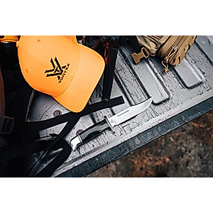 Buck Knives 119 Special Fixed Blade Hunting Knife, 6" 420HC Blade, Black Phenolic Handle with Leather Sheath