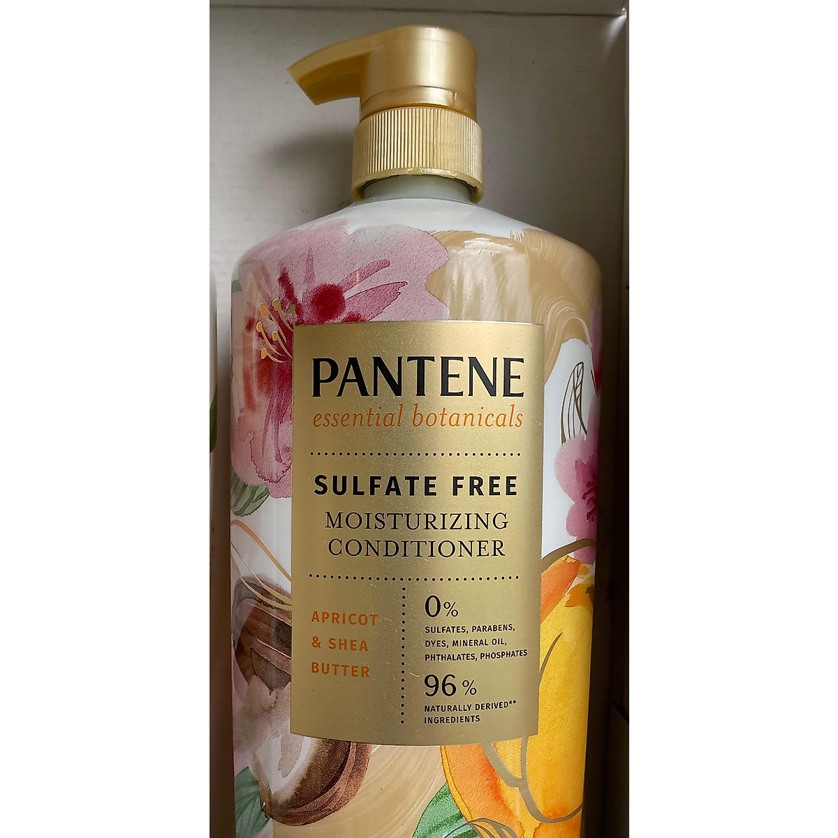 Essential Botanical Shampoo and Conditioner Set | 2 Pack | SULFATE-Free | Family size 2x38.2oz | Apricot and Shea Butter Infused