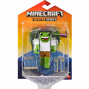 Mattel Minecraft Creator Series Party Shades Figure, Collectible Building Toy, 3.25-inch Action Figure with Accessories, Gift for Ages 6 Years & Older