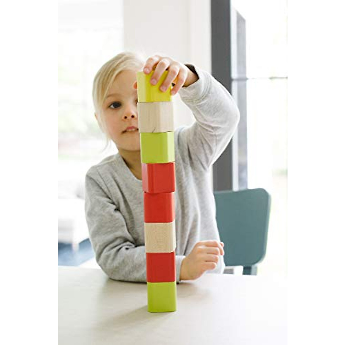 Tegu 6 Piece Magnetic Baby’s First Building Blocks, Tints