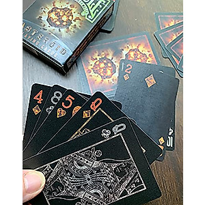 Bicycle Asteroid Playing Cards, Black