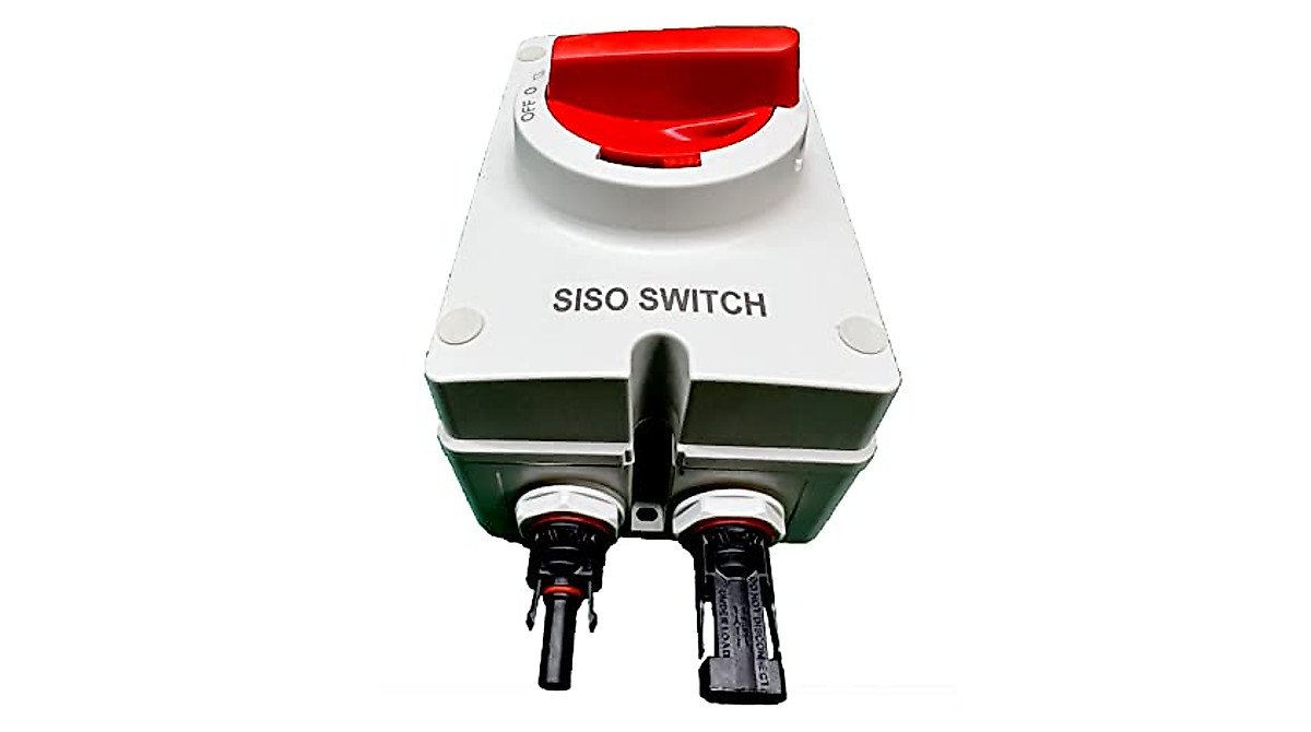 Solar 32A PV DC Switch Disconnector Waterproof IP66 for Solar Power