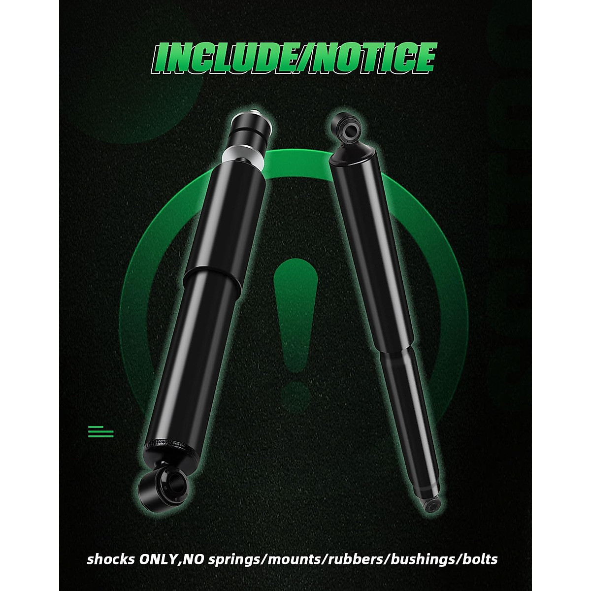 SCITOO Shocks Absorbers, Front Rear Gas Struts Shock Absorber Fit for 1999 2000 2001 2002 2003 2004 for Ford for F-250 Super Duty,1999 2000 2001 2002 2003 2004 for Ford for F-350 Super Duty Set of 4