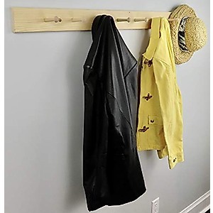 48" Unfinished Shaker Peg Rack