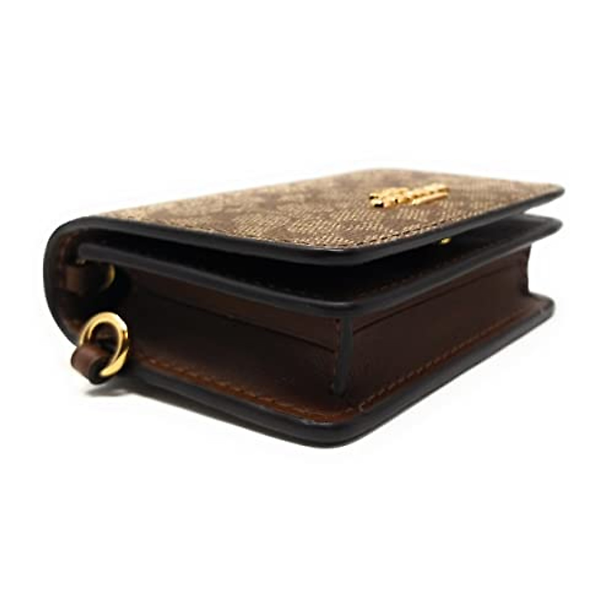 COACH Women's Boxed Mini Wallet On A Chain In Signature Canvas