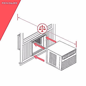 Frigidaire FHWW253WC2 Window Air Conditioner, 25000 BTU, White