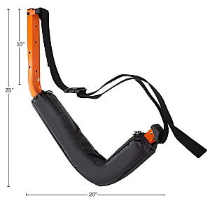 RAD Sportz Wall Hanger Pro Kayak and Stand Up Paddle Board Foam Padded SUP Rack