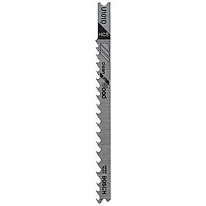 BOSCH U101D 5-Piece 4 In. 6 TPI Clean for Wood U-shank Jig Saw Blades