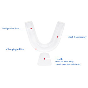 4pcs/Set Thermoform Moldable Dental Mouth Guard Teeth Protector, Whitening Kits Teeth Trays Dental Braces, Whitener Mouth Guard Oral Care Hygiene Bleaching Tooth Tool