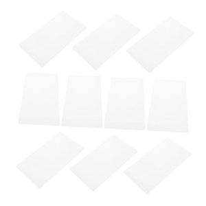 CHILDWEET 10pcs Board Drawing Board Painting Mat 3D Pen Drawing Mat 3D Pen Mat 3D Pen Accessories 3D Pen Drawing Tool Basic Template 3D Drawing Paper Templates White PVC