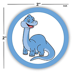 Corner Canyon Products 75 Count Dinosaur Toilet Targets, 2x2 Inch Paper, Green, Indoor Use, Flushable, Biodegradable, Sewage Safe, Potty Training Targets for Boys