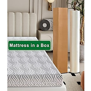 King Size Mattress, 10 Inch Cooling-Gel Memory Foam Bed Mattress in a Box for Back Pain & Pressure Relief, Therapeutic Medium Firm Mattresses, CertiPUR-US Certified (King)