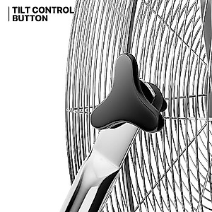 mollie 22 Inch 3572 CFM High Velocity Floor Fan with 3 Speed Heavy Duty Metal Adjustable Tilt Portable Quiet Air Circulator for Home Bedroom Garage Commercial Use