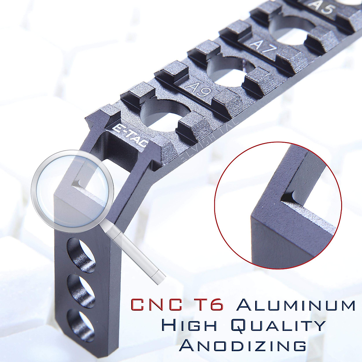 Elvish Tac Picatinny Rail for Compound Bow-Stabilizer Mount - Bowhunting Bowfishing