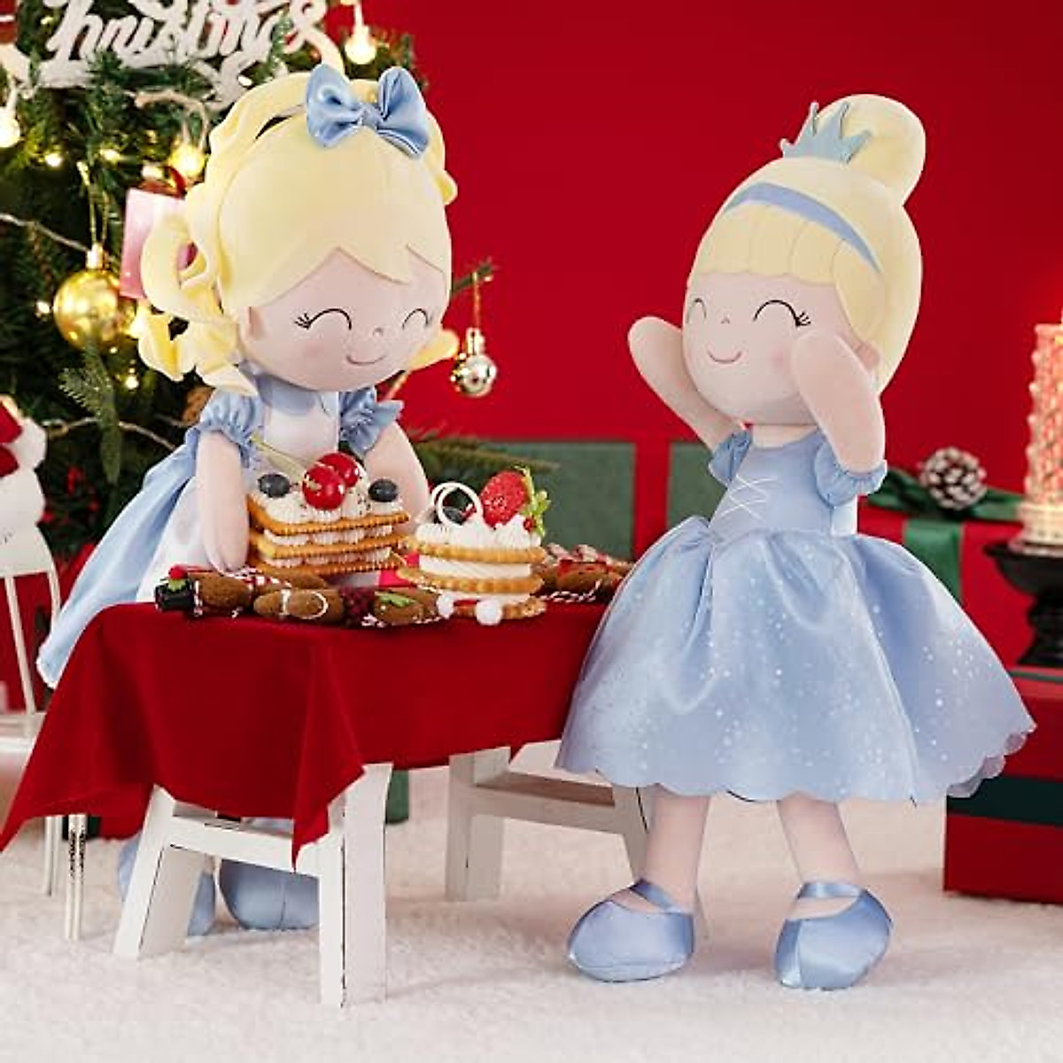 Gloveleya Dolls Princess Girls Toy First Baby Girl Gifts Soft Plush Manor Princess Doll Anne Green 16"