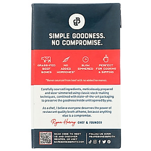 Bare Bones Low Sodium Grass-Fed Beef Bone Broth, 16 OZ