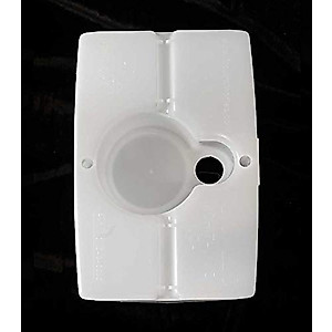 Set of 12 White Luminaries, Warm White LED Tea Lights with Timers & Stakes