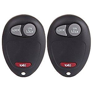 cciyu 2PC 3 Buttons Keyless Entry Remote Fob Replacement fits for Chevy for Colorado for Venture/for Hummer H3 H3T/ for GMC Canyon/for Isuzu i-280 i-290 I-350 i-370 (L2C0007T)