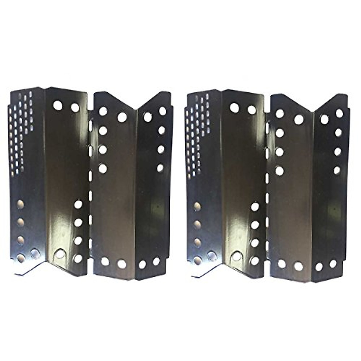 Grill Parts Zone Porcelain Heat Shield for Stok SGP4130N, SGP4330, SGP4330SB Gas Models, Set of 2