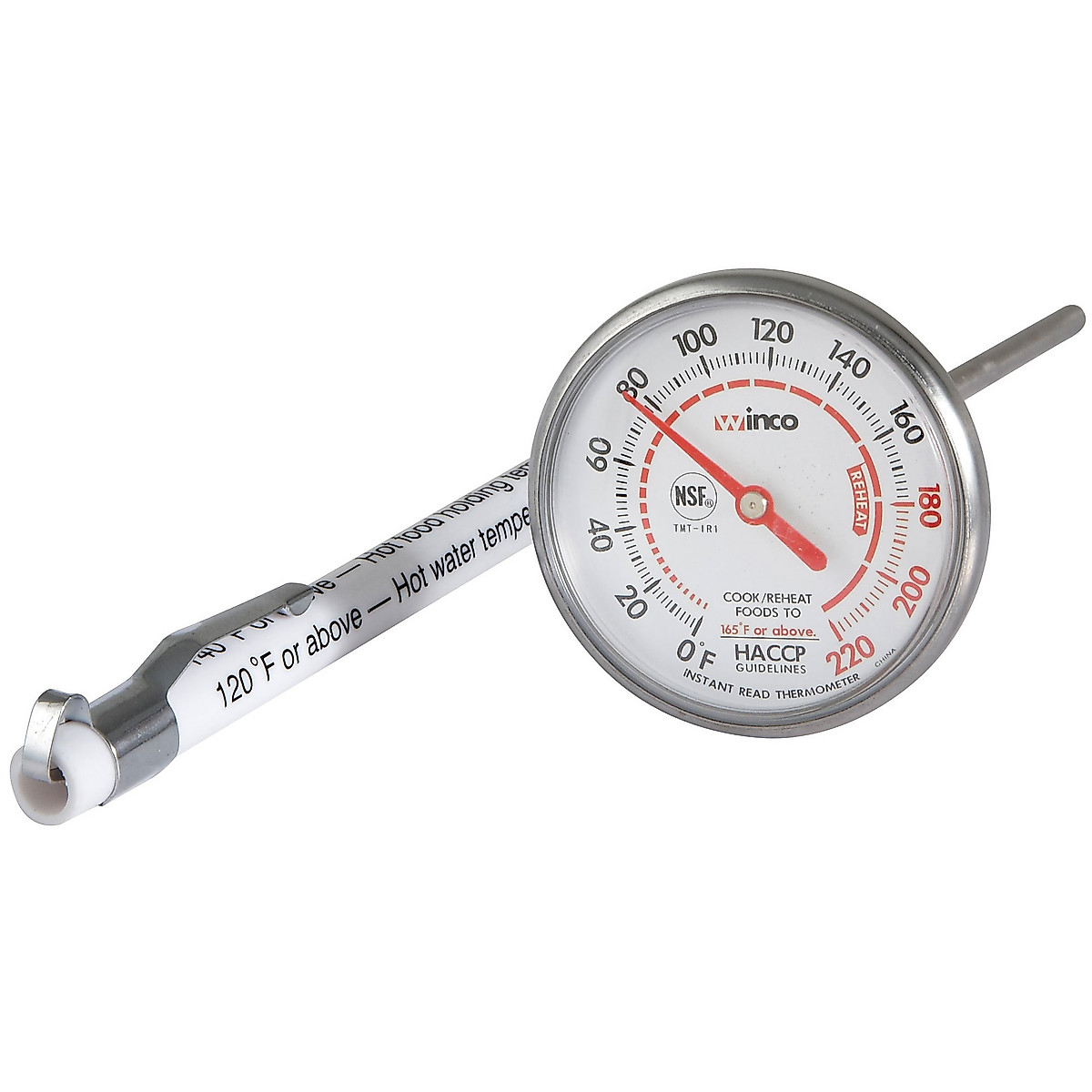 Winco Dial Instant Read Thermometer with 5-Inch Probe