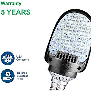 OSTEK 54W LED Shoebox Area Corn Light Bulb, LED Retrofit Kits 5000K E39 Rotatable Mogul 7560LM LED Commercial Lighting - Post Street Light Security Lights Parking LED Paddle Light, UL DLC