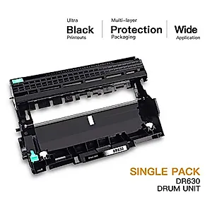 E-Z Ink (TM Compatible Drum Unit Replacement for Brother DR630 DR 630 Compatible with HL-L2300D HL-L2320D HL-L2340DW HL-L2360DW HL-L2380DW MFC-L2740DW MFC-L2720DW MFC-L2700DW DCP-L2540DW (1 Pack)