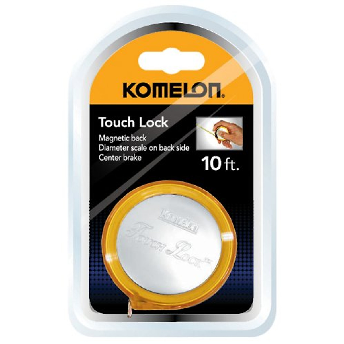 Komelon - 3110 Touch Lock 10' Power Tape Assorted Colors