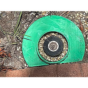 GRASSHOLE - Sprinkler Head Protection (10-Pack) Sprinkler Donut, Lawn Sprinkler Guard, Plastic Donuts for Sprinkler Heads