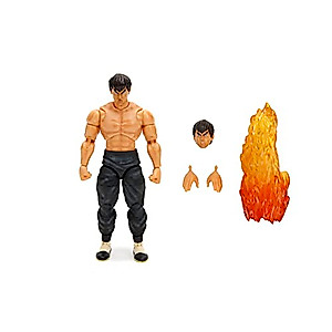 Street Fighter II 6" Fei Long Action Figure, Toys for Kids and Adults