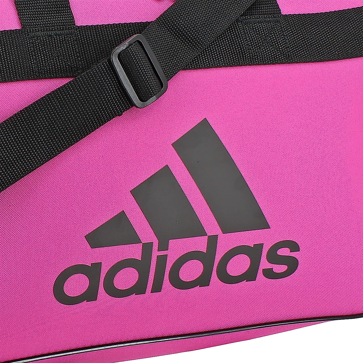 adidas Diablo Small Duffel, Sports Duffle Gym Bags for Men or Women, Intense Pink/Black, One Size