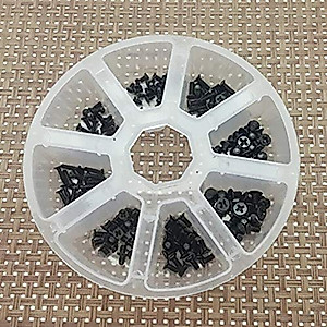 1 Box Mini Electronic Digital Small Screw Cross Sunk Head Screw Black Suit for Maintenance of Notebook for Computer Screws SCRW-230545