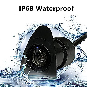 TOTMOX Car Auto Front View Camera Forward Cam Full HD 170° Wide Angle Backup Camera, Compatible with Toyota Pickup Tundra 2014-2017