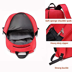 Camoredy First Aid Bag Empty Red Emergency Medical Bag First Responder Trauma Multi-Pocket Traveling Field Trips Camping Essentials (RED-1PCS)
