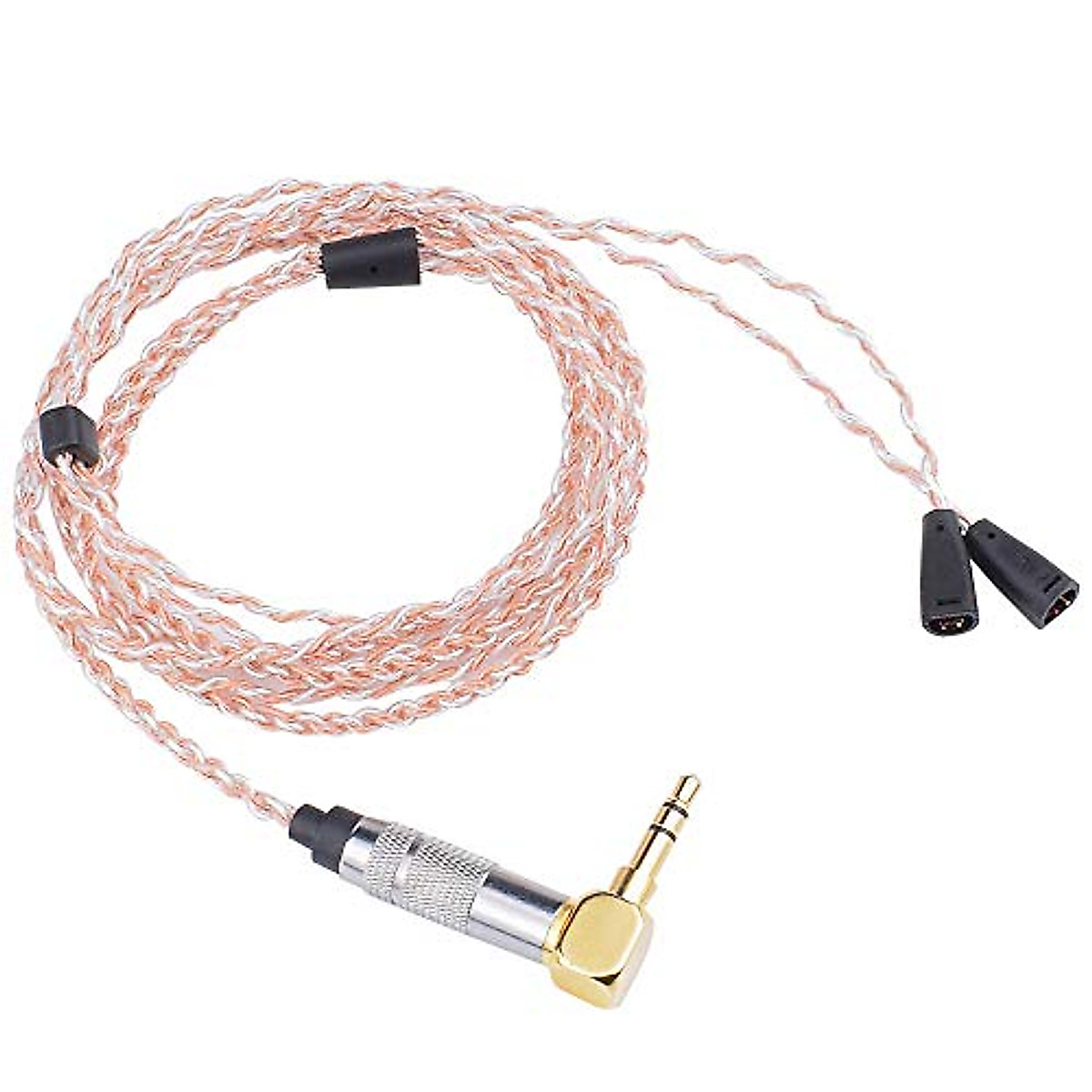 Alitutumao 7NOCC 72 Cores IE80 IE8I IE8 Earphone Cables HiFi Wire Compatible with Sennheiser Headset Replaceable Upgraded Audio Cable