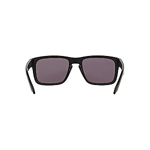 Oakley Holbrook Sunglasses, Matte Black Frame/Warm Grey Lens, One Size