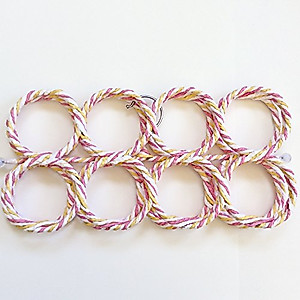 28 Ring Scarf Holder Tie Hanger Belt Closet Clothes Organizer Hook Scarf Hangers