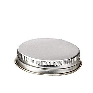 24 Silver Metal Lids for Square Spice Jars - FITS SpiceLuxe JARS ONLY