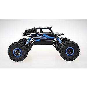 Click N' Play Remote Control Car 4WD Off Road Rock Crawler Vehicle 2.4 GHz, Blue