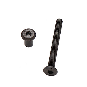 binifiMux 10-Pack M6x55mm Black Socket Cap Screws Barrel Nuts Kit