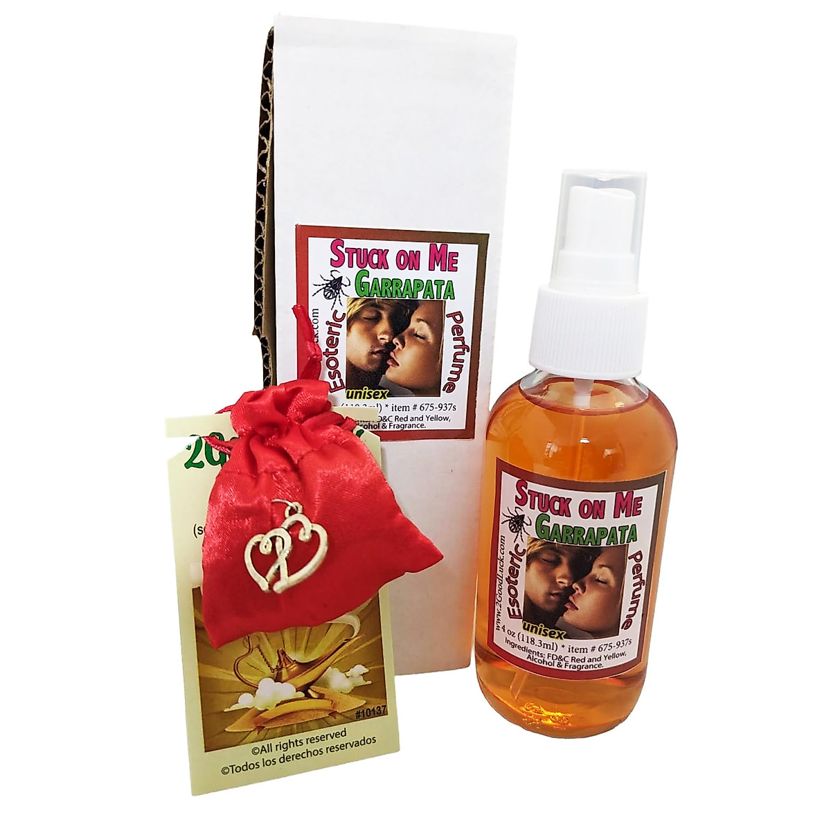 Esoteric Perfume with Pheromones "Stuck on Me" * Seduce & Attract Love. - Perfume Esotérico Con Feromonas "Garrapata" - Seducir & Atraer Amor -