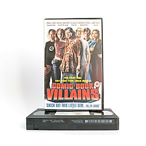 Comic Book Villains: Black Comedy (2002) - Large Box - N.Lyonne/C.Elwes - VHS