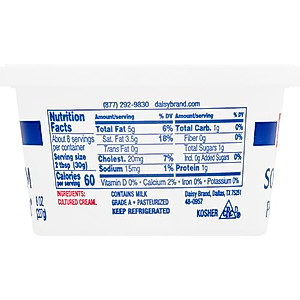 Daisy, Regular Sour Cream, 8 oz