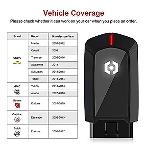 Key Fob Programming Tool No Token Limited Keyless Entry Car Key Fob Programmer For GM