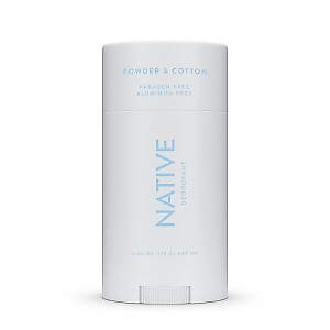 Native Deodorant Contains Naturally Derived Ingredients, 72 Hour Odor Control | Deodorant for Women and Men, Aluminum Free with Baking Soda, Coconut Oil and Shea Butter | Powder & Cotton