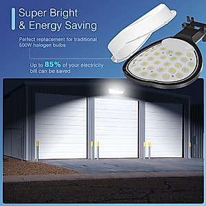 OKPRO LED Barn Lights Outdoor - Dusk to Dawn Outdoor Lighting with Photocell, 150W 15000LM Area Light with Cord 2.6ft, 6500K Daylight Street Light, AC100-120V IP65 Waterproof LED Barn Light (4 Pack)